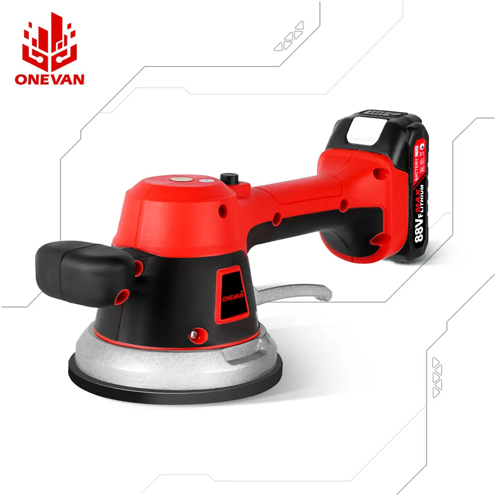 ONEVAN 6Gears Tiling Tiles Machine Tiles Vibrator Suction Cup Automatic ...