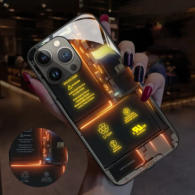 Science-Fiction-Geometric-Design-Led-Lights-Up-Cover-Smart-Luminous ...