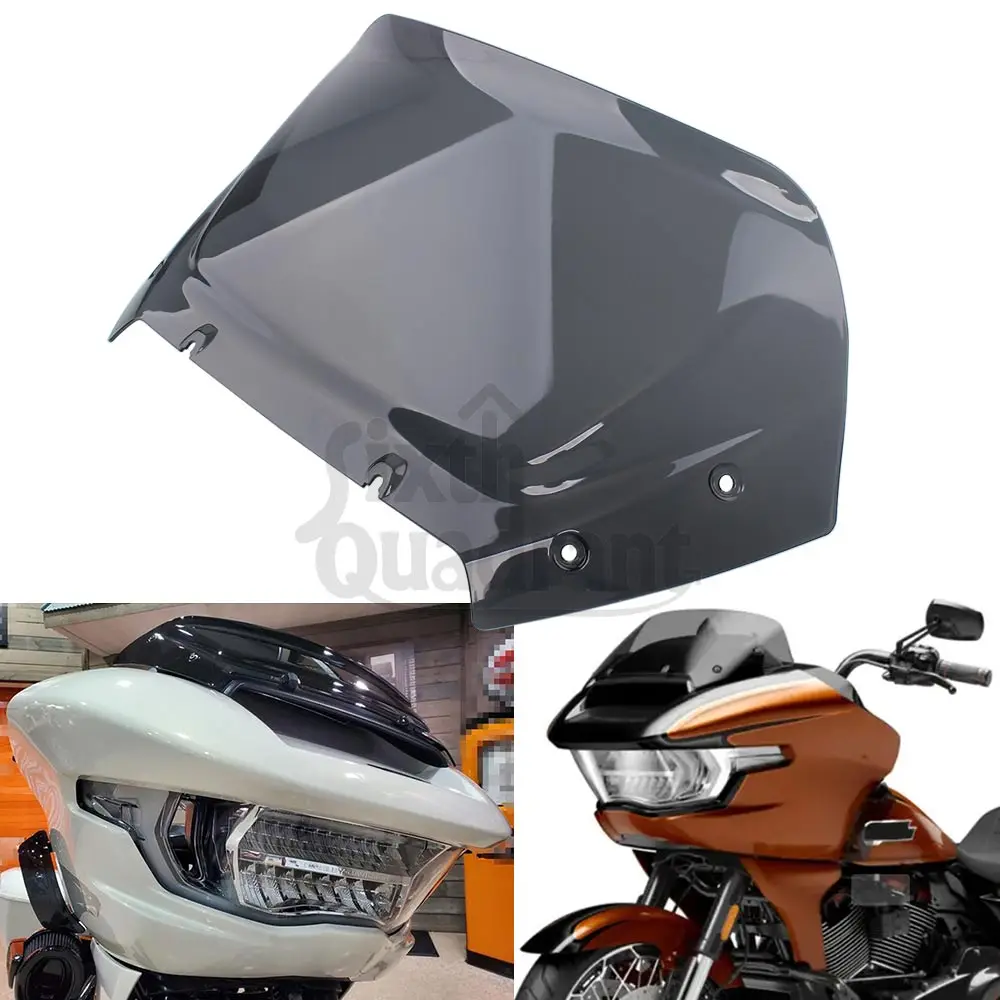 Motorcycle-Accessory-Smoke-10-Fairing-Windshield-Windscreen-ABS-Plastic ...