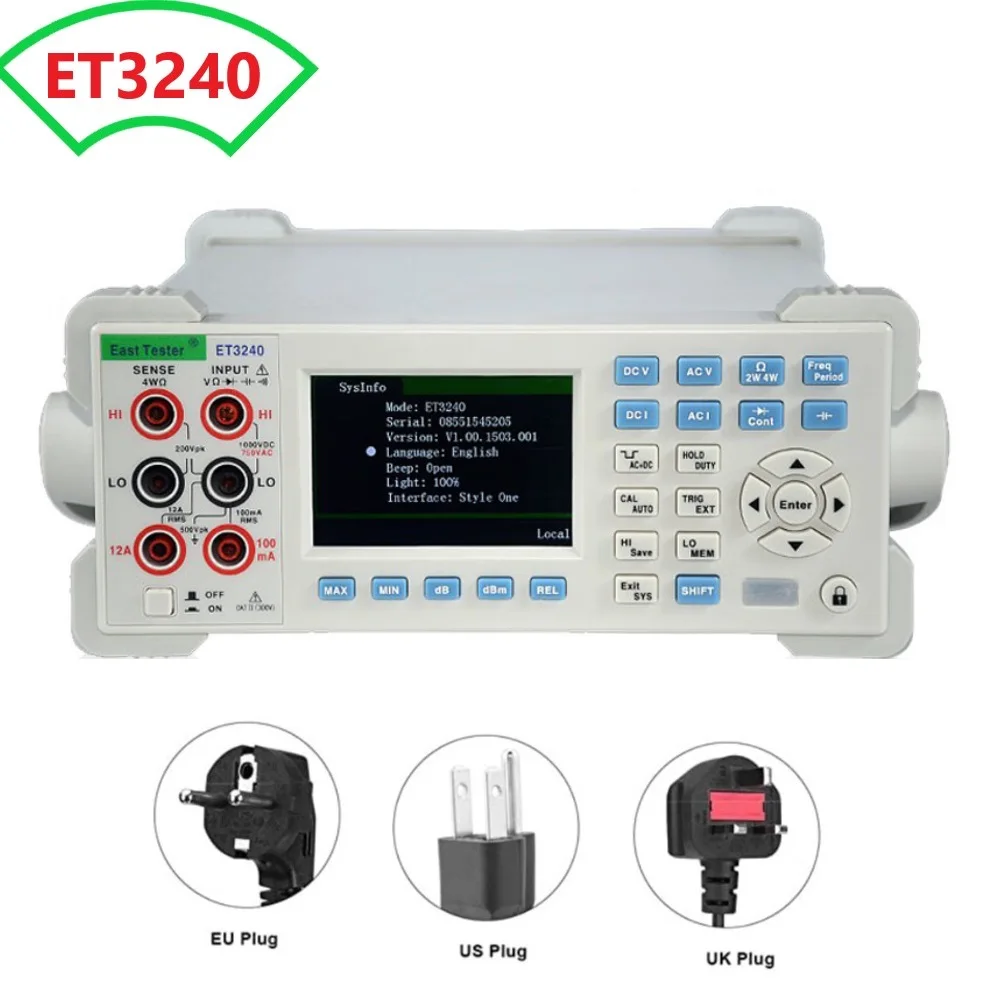 East Tester 4-1/2 Digit Digital Multimeter ET3240 Precision Automatic ...
