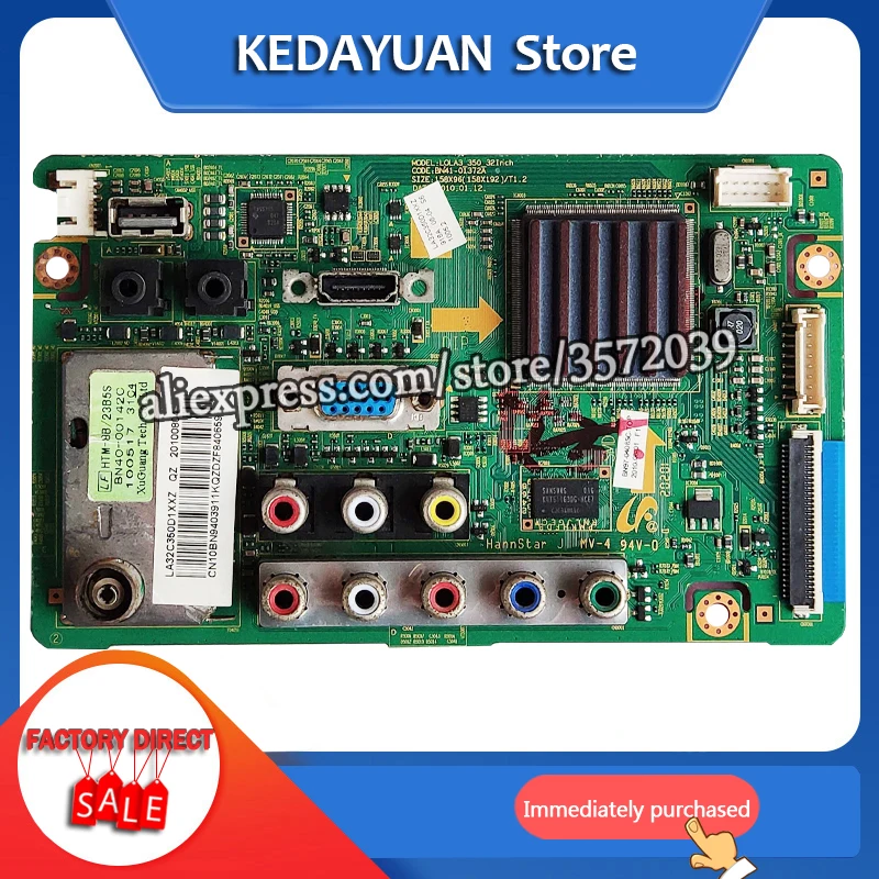 free-shipping-100-test-work-for-samsung-LA32C350D1-motherboard-BN41 ...