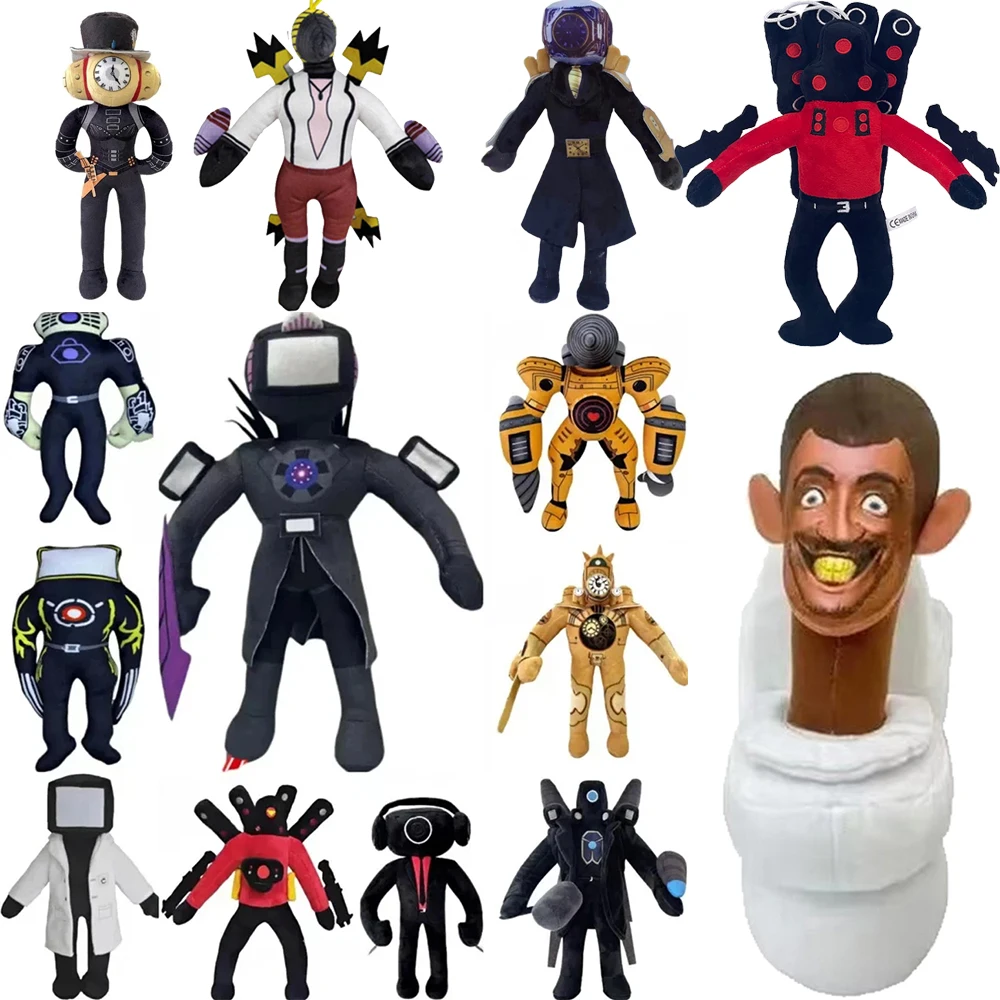 Camcordeman-Toilet-Plush-Soft-Toy-Cameraman-TV-Man-Doll-Speaker-Man ...