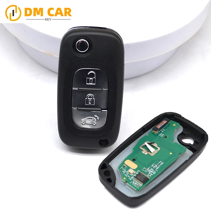 DMKEY Folding remote key fob 433Mhz 4A Chip CWTWB1G767 for Mercedes ...