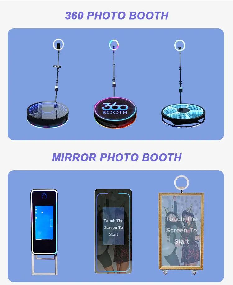 Touch Screen Photobooth Mirror magic Portable Photo Booth Machine ...