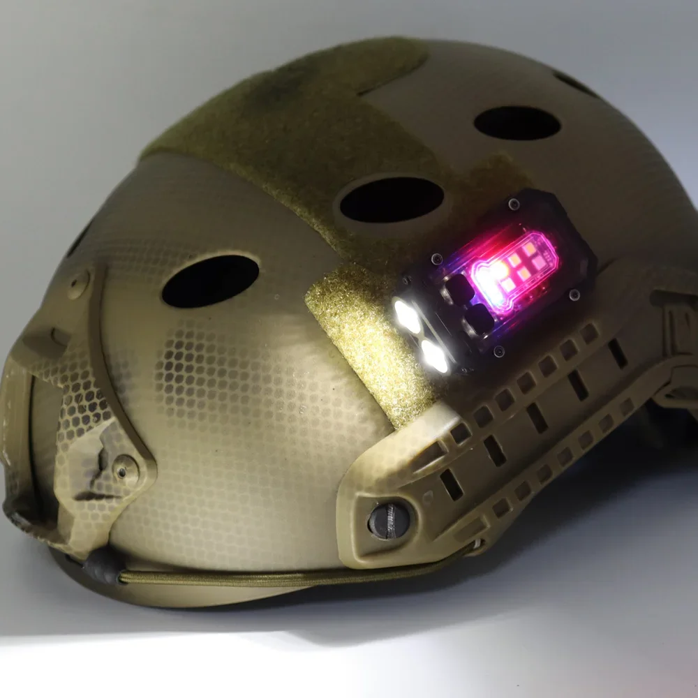 KDULIT Tactical Helmet Light Safety Flashing Light Survival Signal ...