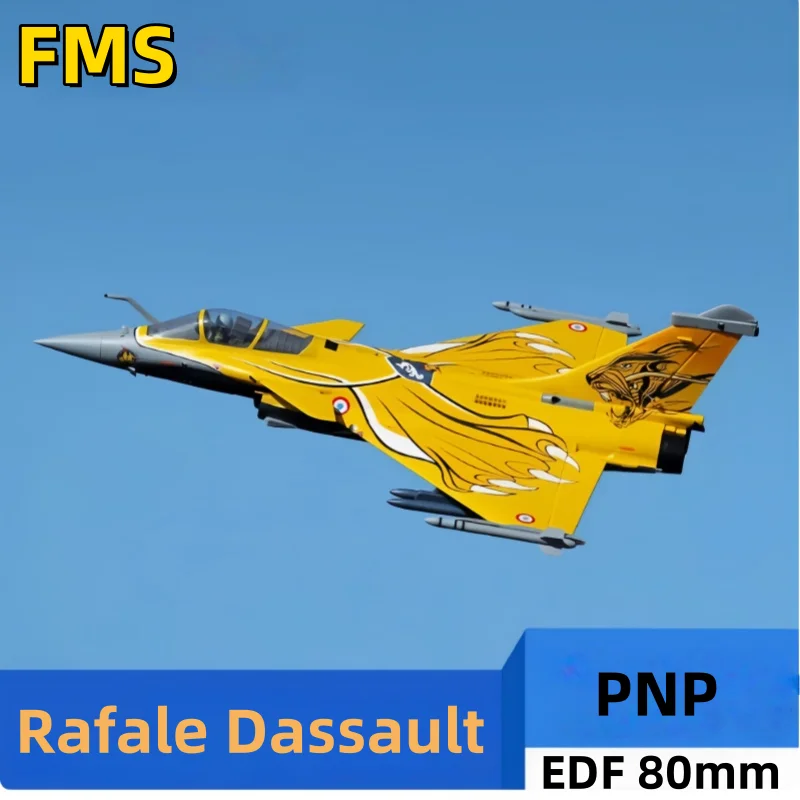 FMS Rafale Dassault 6ch Rc Aircraft 80mm Duct Fan Edf Jet With Flap ...
