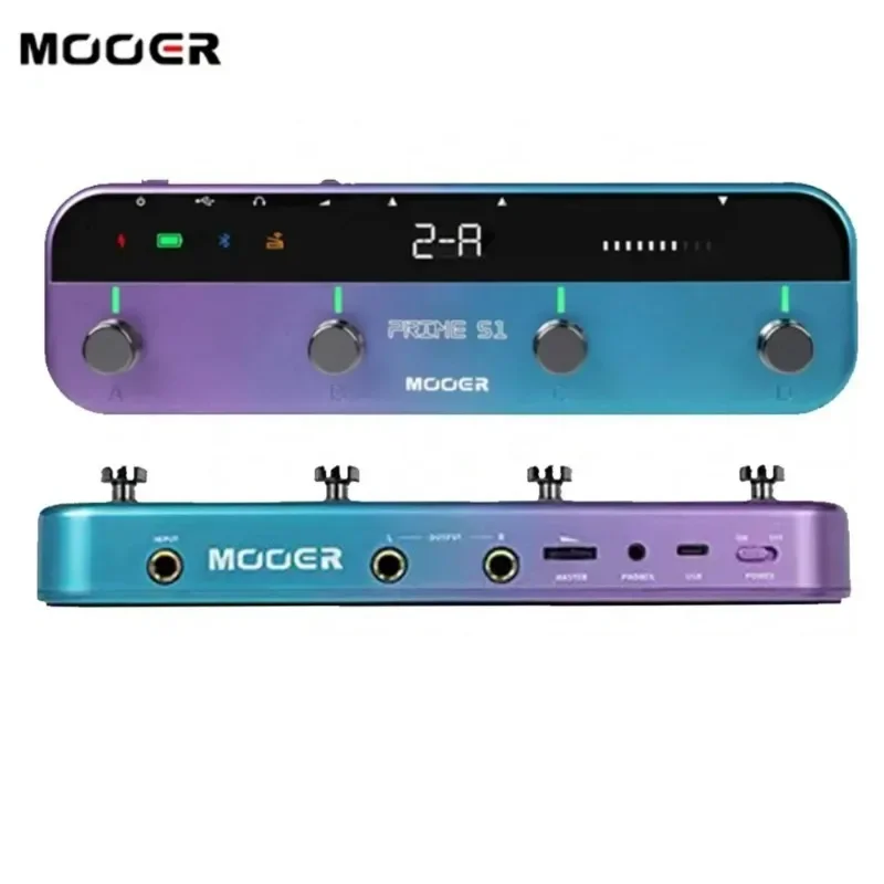 MOOER-Pedal-de-guitarra-Prime-S1-accesorio-con-128-efectos-de-guitarra ...