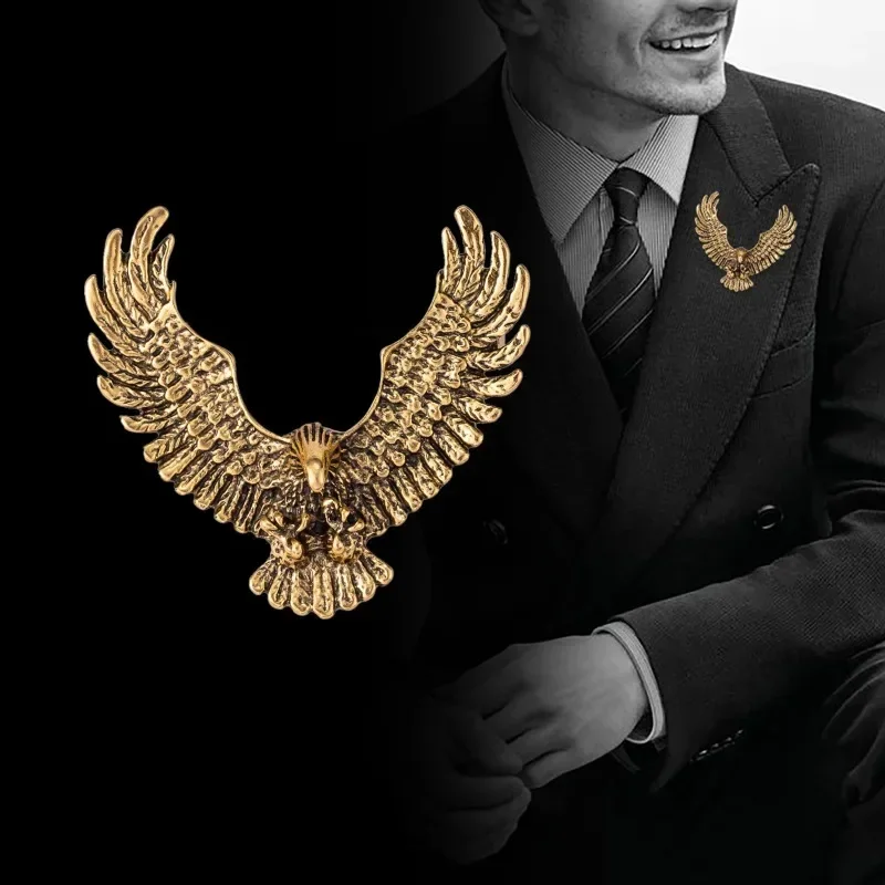 Vintage-Alloy-Eagle-Brooches-Animal-Corsage-Men-s-Suit-Shirt-Collar ...