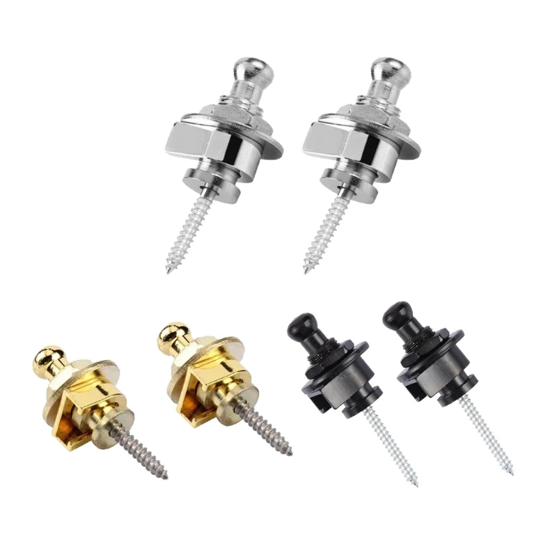 Guitar-Strap-Lock-Set-Heavy-Duty-Metal-Guitar-Strap-Button-Straplock ...