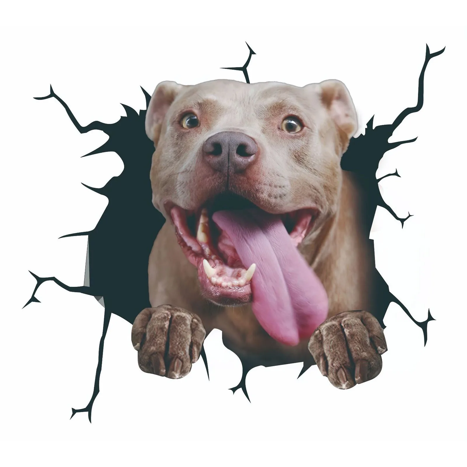 Creative-Hole-Breaking-Cute-Animal-Stickers-Wall-3D-Dog-Crack-Sticker ...