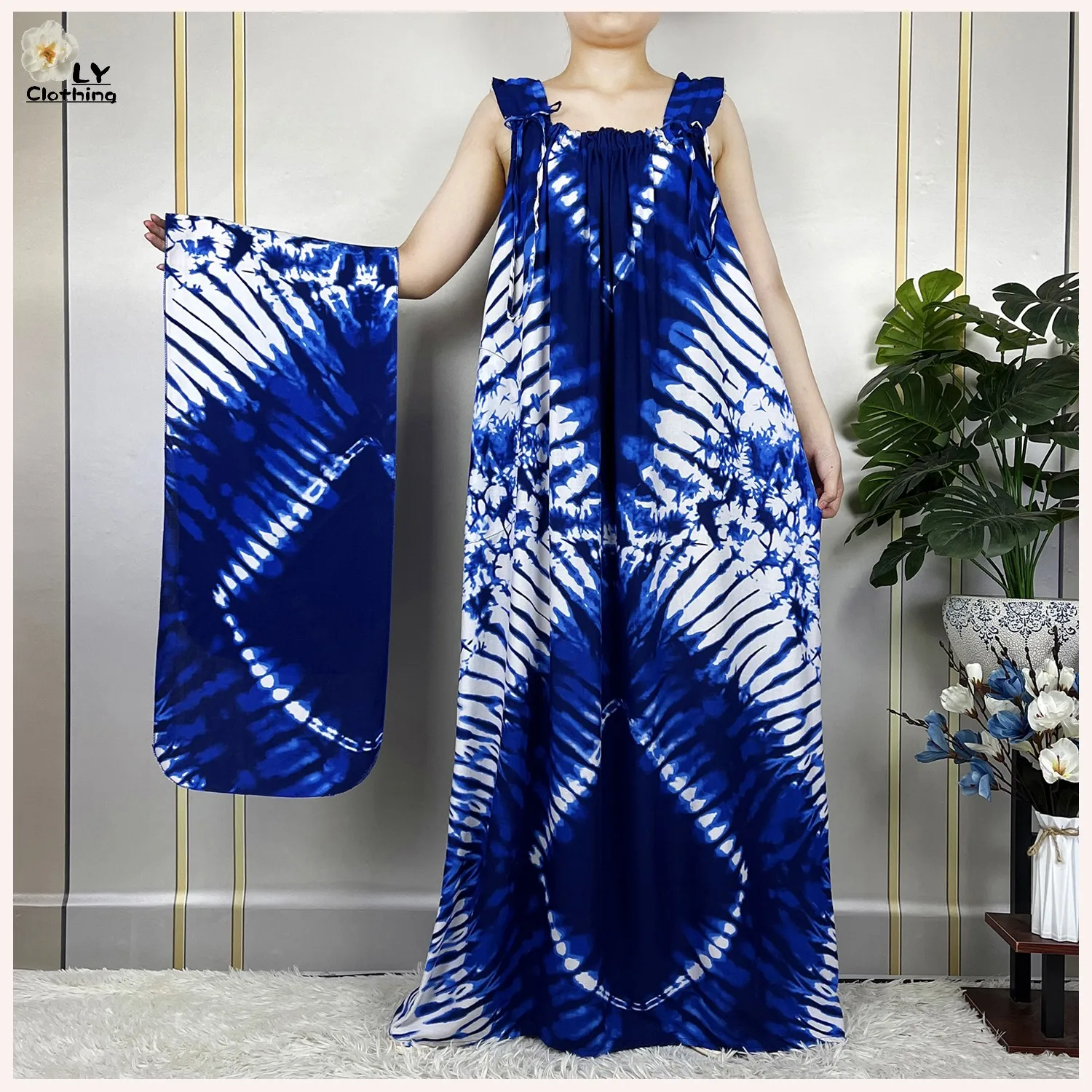 Robe Africaine en Pur Coton pour Femme, Boubou Maxi, Dubaï, Islam ...