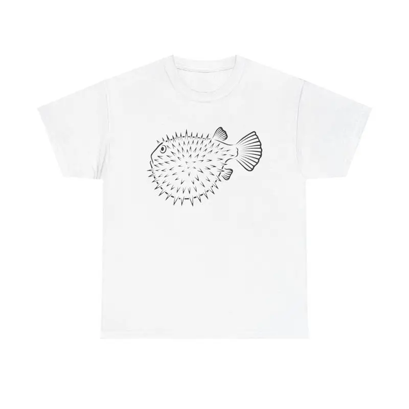 Pufferfish T Shirt ocean fish marine biology diver aquarium minimal vintage