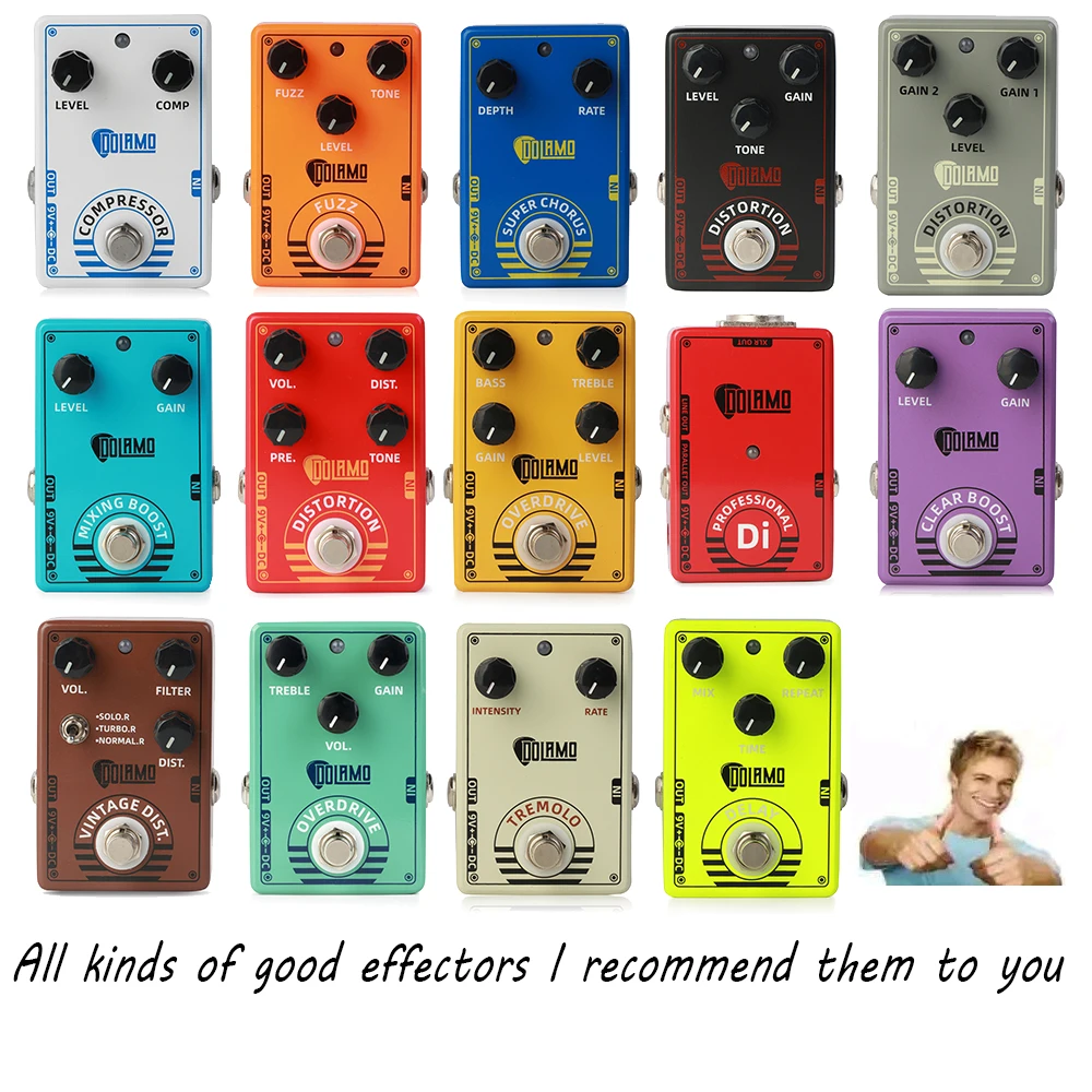 Electric-GuitarRock-Heavy-metal-Style-Effect-Pedal-Alloy-Shell-Super ...