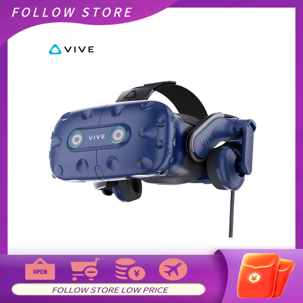 HTC Vive Pro VR Headsets 1.0 2.0 Professional Edition Smart VR Glasses ...