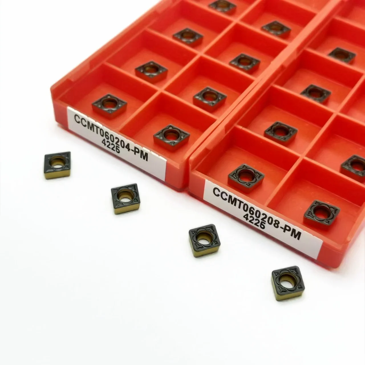 10PCS-CCMT060204-CCMT060208-PM-4225-Carbide-Insert-Metal-Turning-CNC-Cutting-Lathe-Tool-CCMT ...