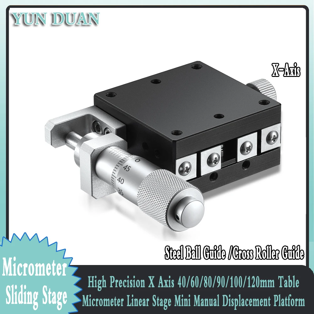 High-Precision-X-Axis-40-60-90-100-120mm-Linear-Guides-Mini-Manual ...