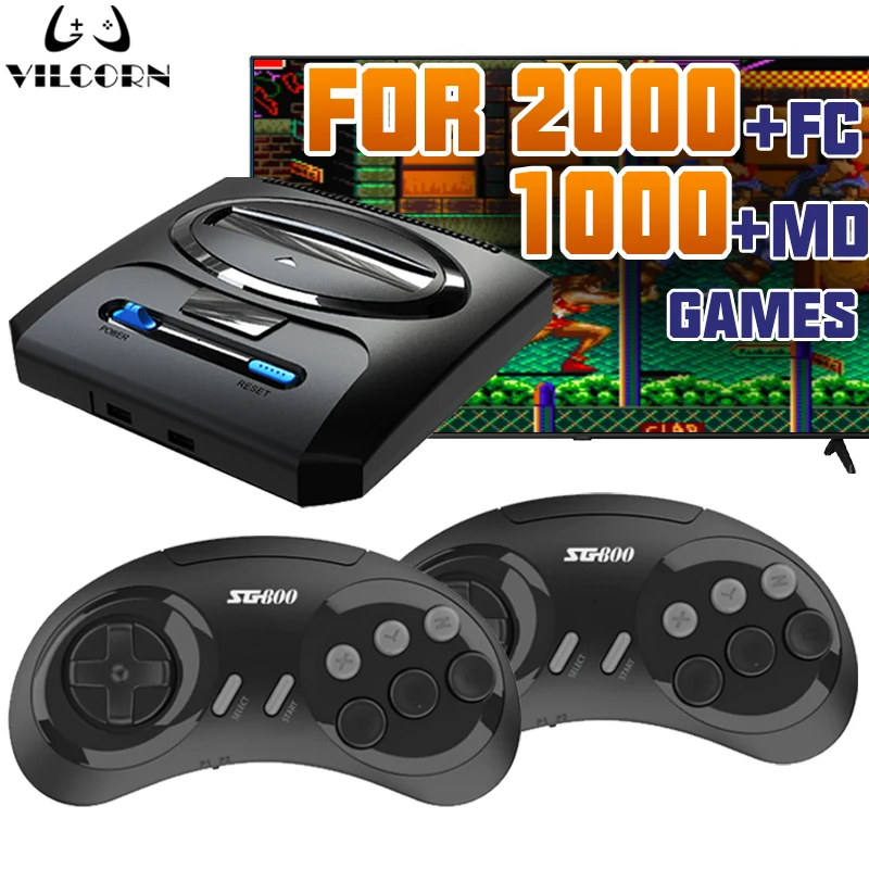 VILCORN-Game-Stick-4k-TV-HD-Out-Classic-Retro-Game-Console-For-Sega-Nes ...