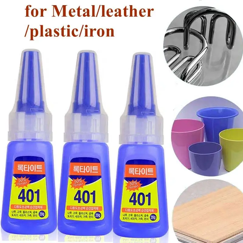 401-Glue-Instant-Fast-Adhesive-20-36g-Stronger-Super-Glue-for-Metal ...