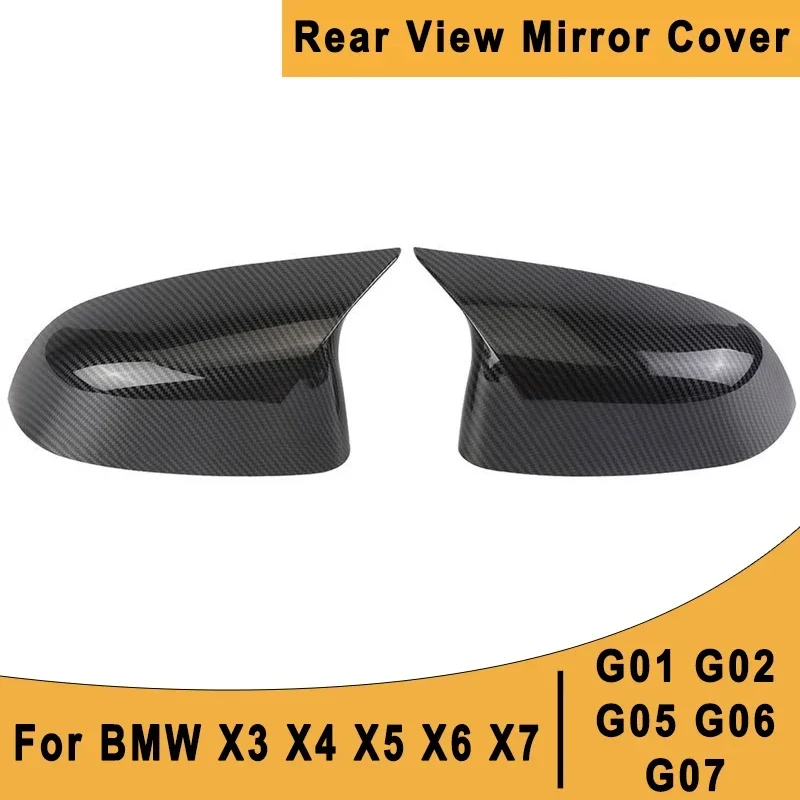 For BMW X3 G01 X4 G02 X5 G05 X6 G06 X7 G07 Car Rear View Mirror Cover ...