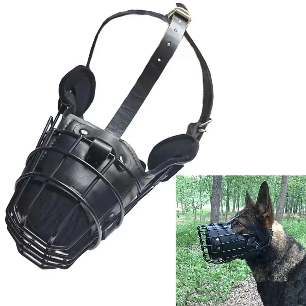 Service-Dog-Training-Muzzles-Tactical-Dog-Mouth-Cage-German-Shepherd ...