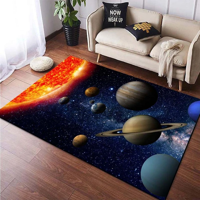 Planets Solar System Rug