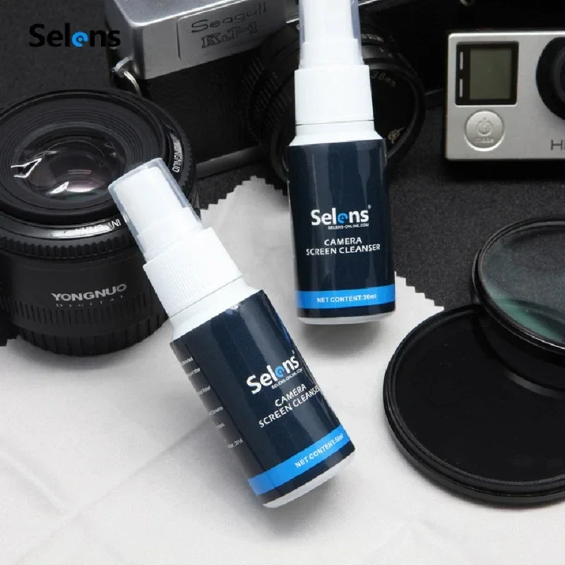 Selens-Photography-Camera-Lens-Cleaning-Solution-Spray-Bottle-Anti-Fog ...