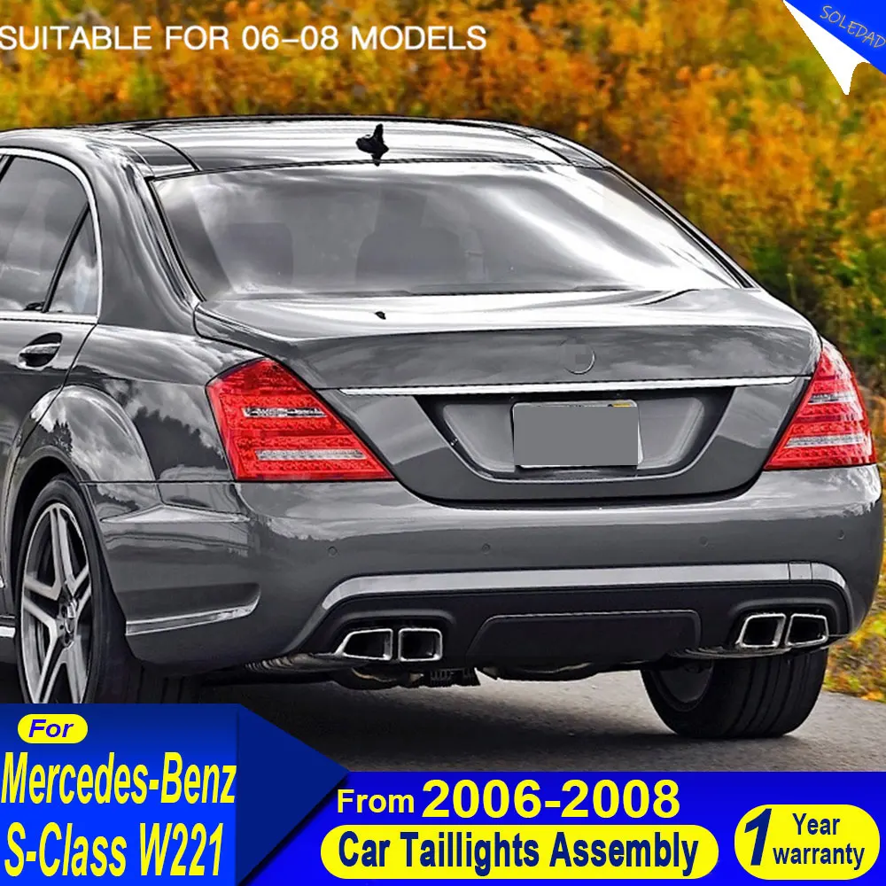 Car Taillight for Mercedes-Benz W221 S-Class 2006 2007 2008 2009 Rear ...