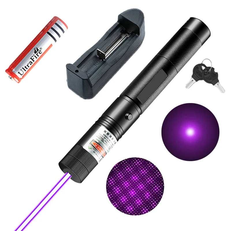 5000M-Focus-Blue-Purple-Laser-Pointer-High-Power-Green-Laser-Cursor-Red ...