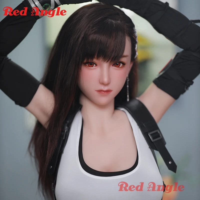 Red Angle Realistic Full Platinum Silicone Sex Doll for Male With Implanted Hair Pussy Vagina ...
