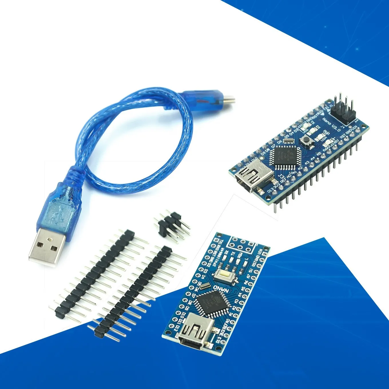 Mini usb para nano v3.0 atmega328p ch340g 5v 16m micro controlador ...