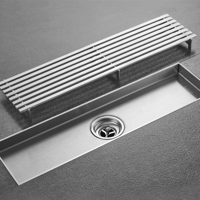 Linear-Shower-Drain-304-Stainless-Steel-Rectangle-Anti-Odor-Floor-Drain ...