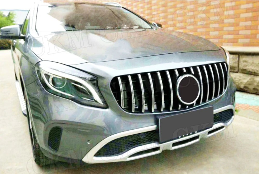 ABS Material Front Bumper Grill For Mercedes Benz GLA Class X156 GLA180 ...