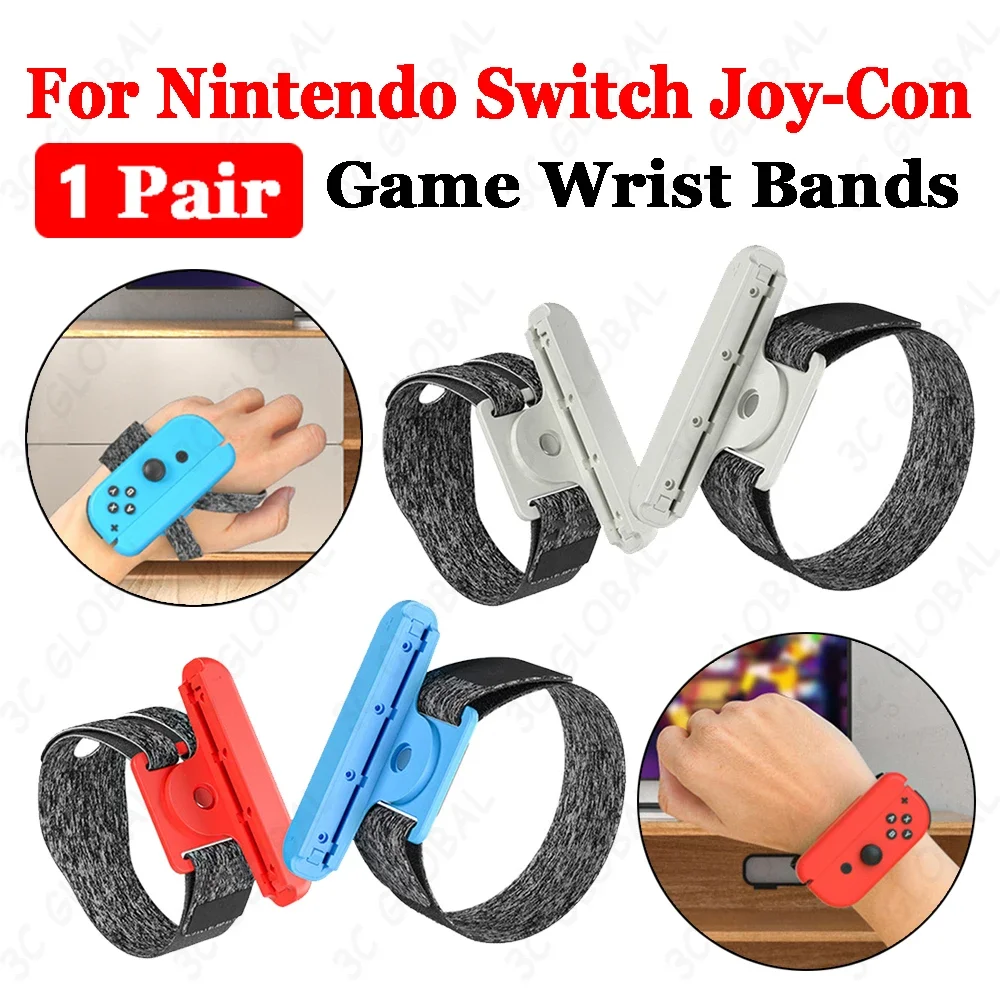 1-Pair-Game-Wrist-Bands-For-Joy-Con-Controller-Wristband-Adjustable ...