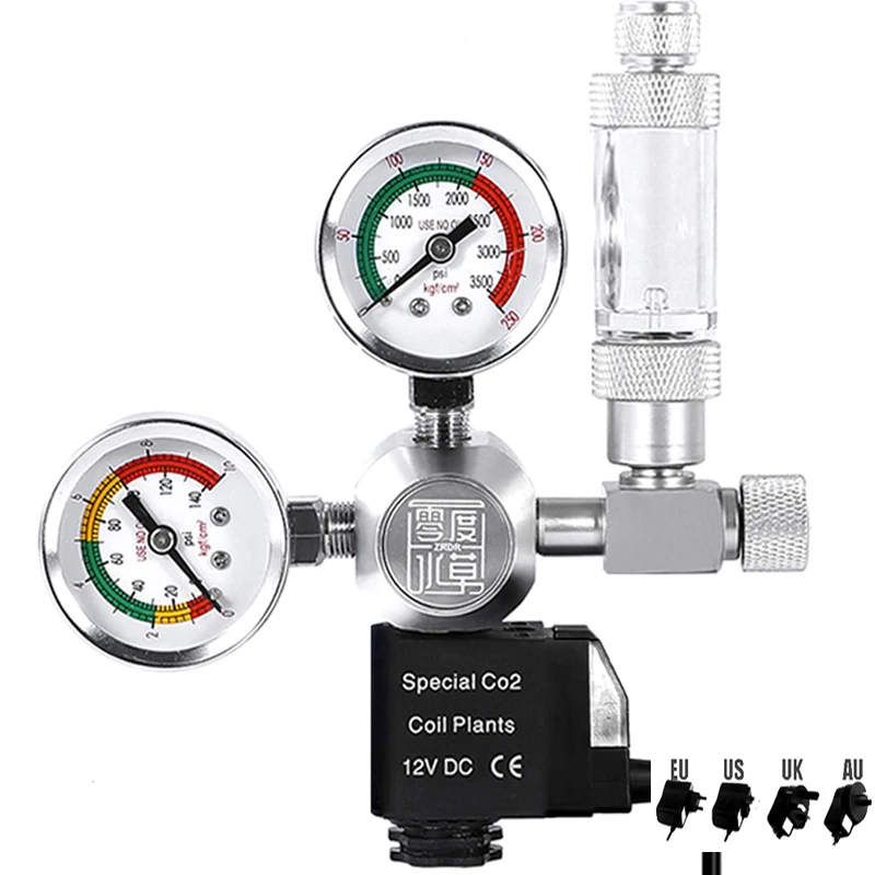 DIY-Aquarium-CO2-Regulator-Magnetic-Solenoid-Kit-Check-Valve-Fish-Tank-Accessories-CO2-Control ...