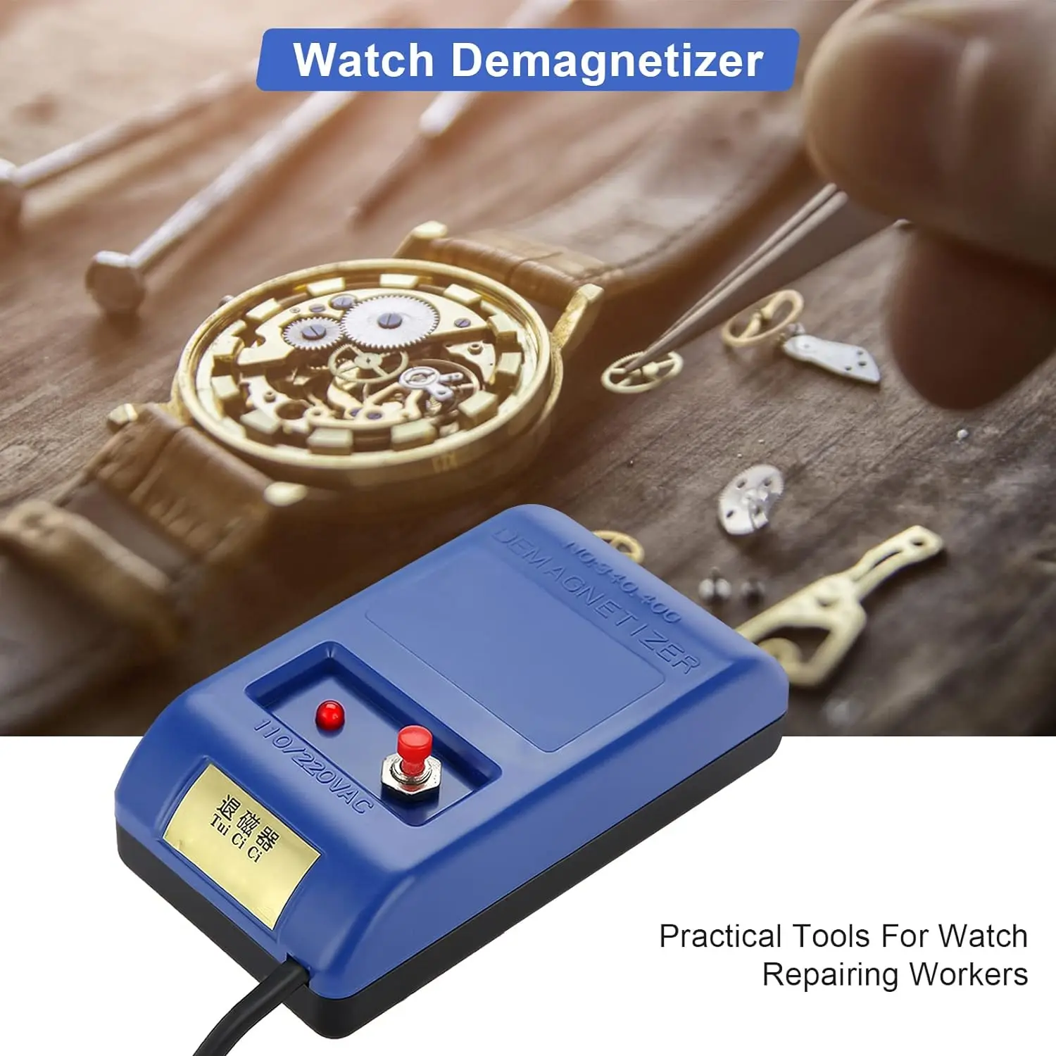 Demagnetizer-Watch-Repair-Screwdriver-Tweezers-Electrical-Demagnetise ...
