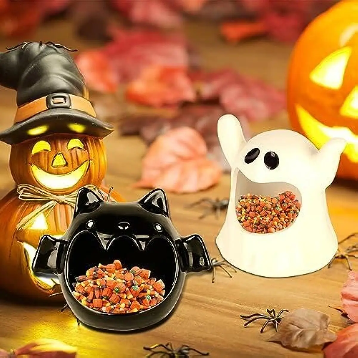 Halloween Candy Bowl Ceramic