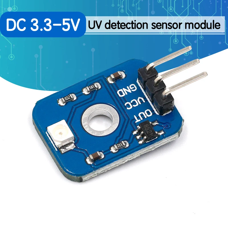 Módulo de Sensor de detección UV, módulo de rayos ultravioleta para Sensor Arduino|Accesorios y ...