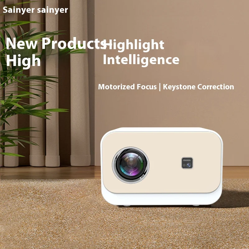 A11-projector-electric-focus-1080P-home-office-bedroom-wall-projection ...