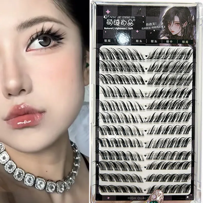 Fox-False-Eyelashes-12-Rows-Single-Cluster-Eyelash-Extension-Segmented ...