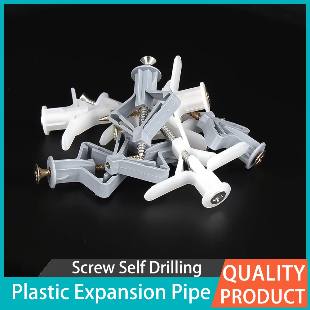 Screw Self Drilling Wall Pierced Gypsum Board Plastic Expansion Drywall ...