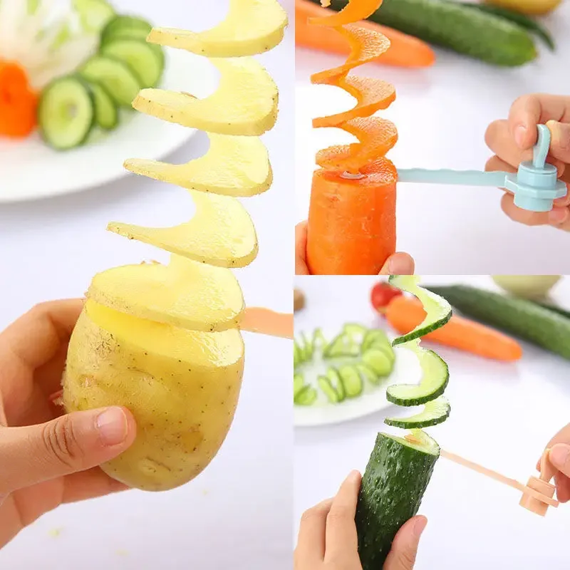 Amazing-Vegetable-Roll-Machine-Creative-Lazy-Man-Spiral-Cucumber-Cutter ...