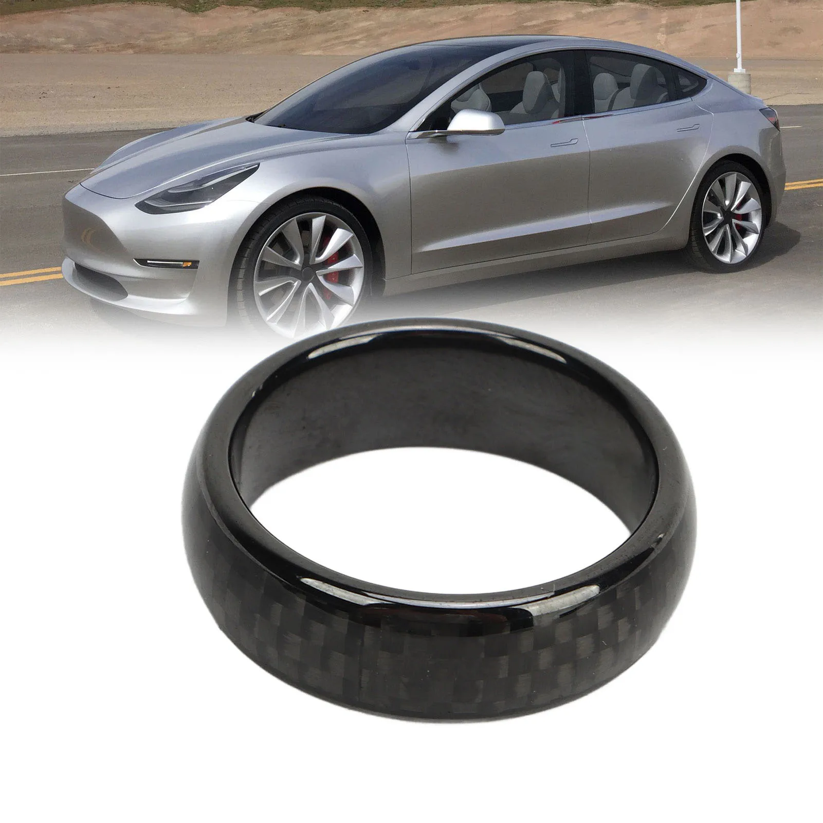 Smart-Ring-Key-Car-Key-Ring-Ceramic-Carbon-Fiber-Waterproof-Smart ...