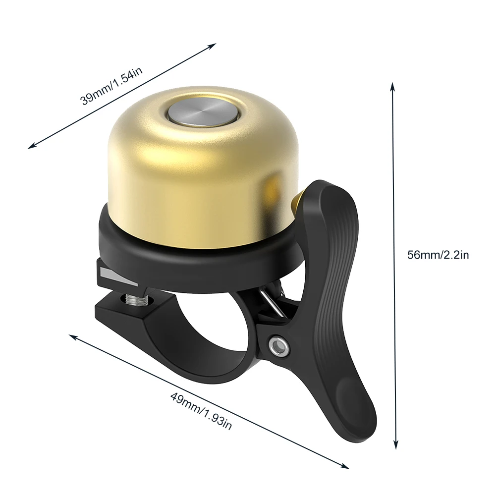 Sonnette - klaxon vélo,Sonnette de vélo en laiton pour étui AirTag ...