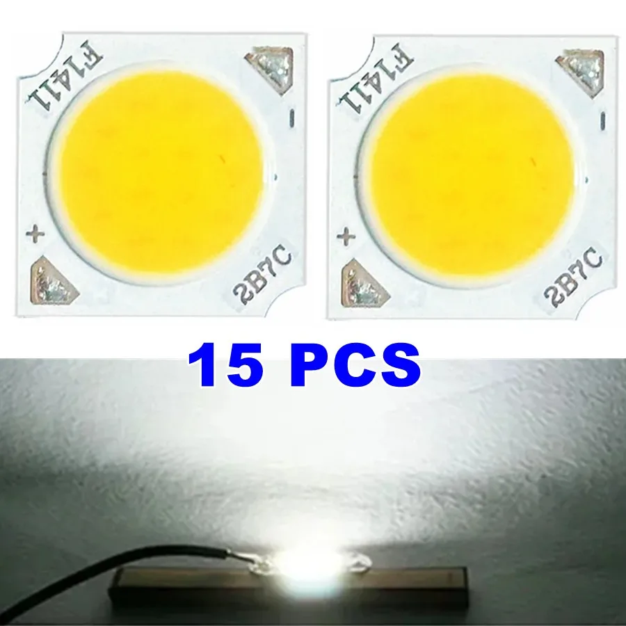 7W-10W-12W-COB-LED-Chip-11mm-light-emitting-surface-3000K-4000K-6000K ...