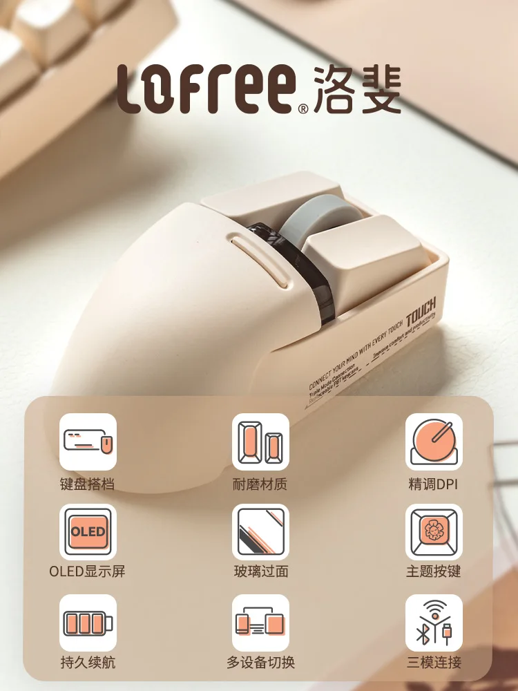 Rato-de-carregamento-Bluetooth-sem-fio-Lofree-para-meninas-laptop ...