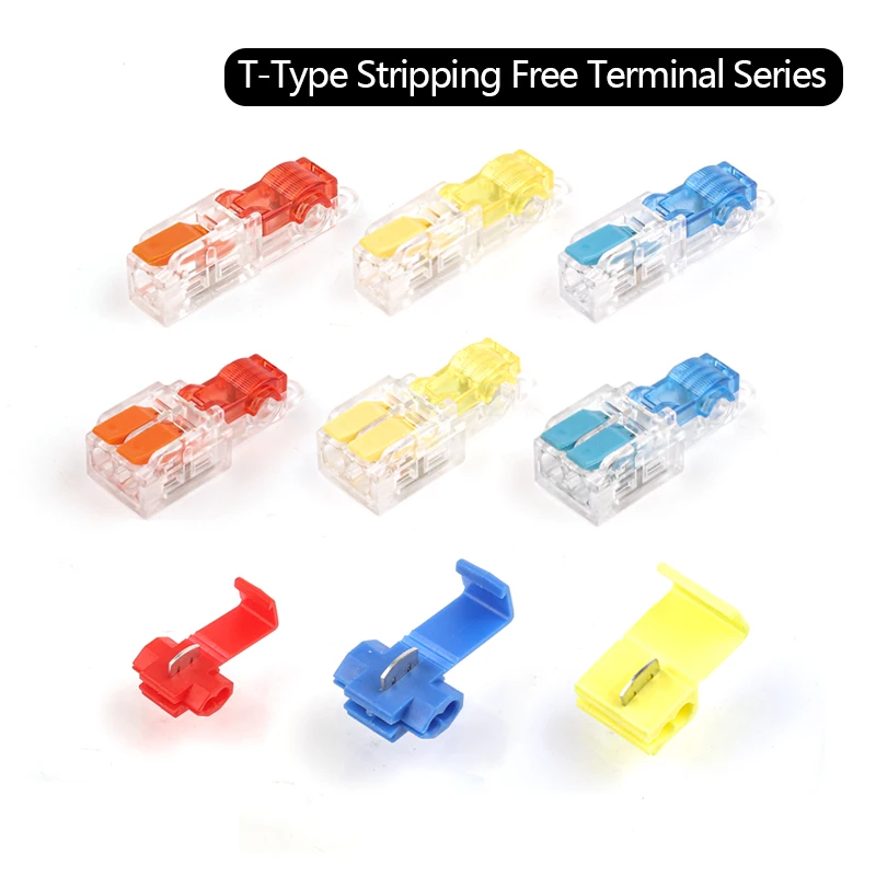 Quick-Wiring-Connector-T-Type-Stripping-Free-Type-Branch-Splice ...
