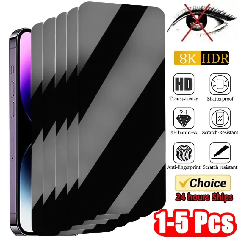 Anti Spy Tempered Glass For Xiaomi Poco X6 Pro 5G X3 Pro C65 M6 Pro F3 ...