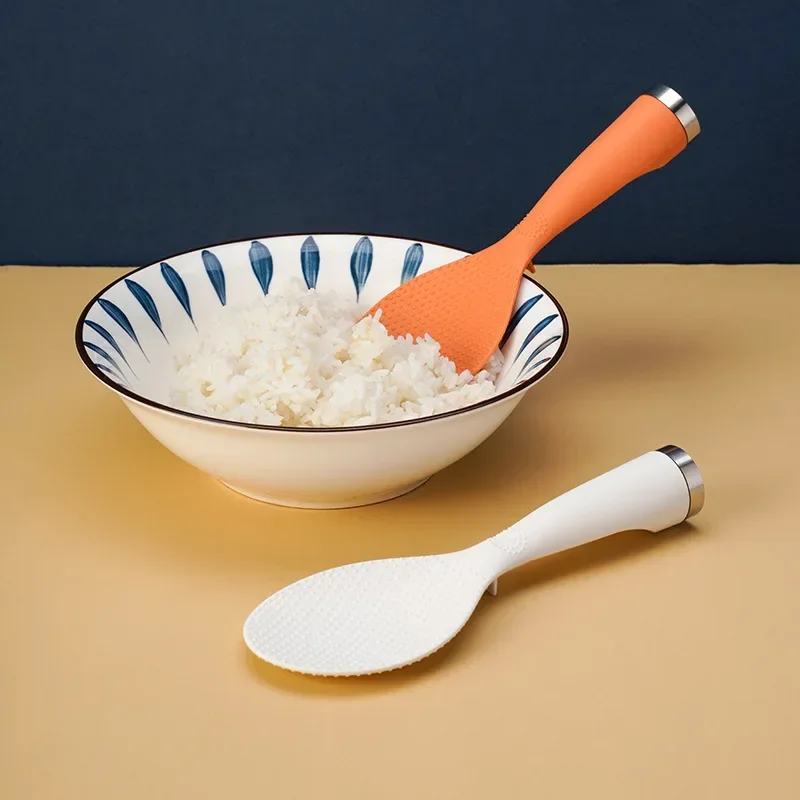 Household-Creative-Non-stick-Rice-Spoon-Can-Stand-Rice-Spoon-Cooker ...
