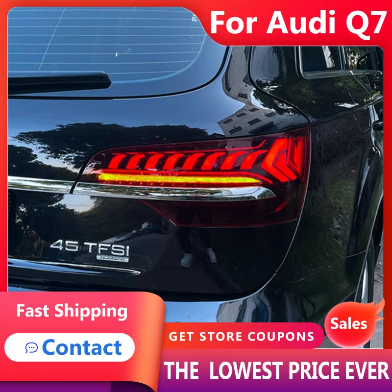Car Lights For Audi Q7 2006 2015 LED Auto Taillight Assembly Upgrade ...