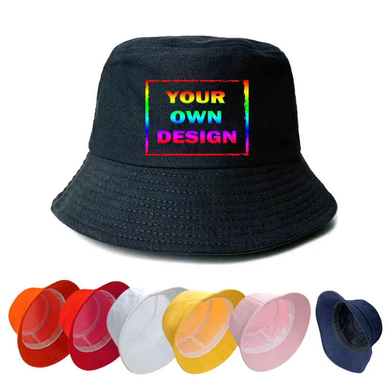 Customized/Designed LOGO Fisherman Hat DIY LOGO Men's and Women's ...